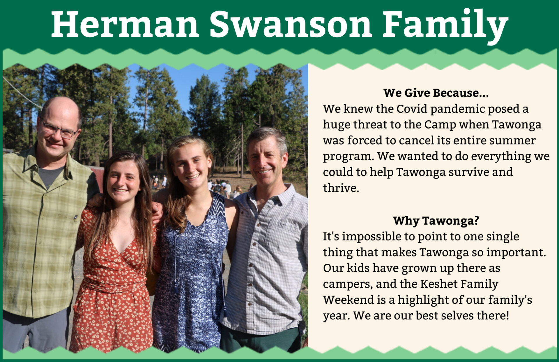 2020 Impact Report - Camp Tawonga